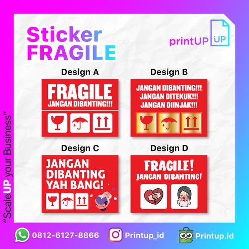 Jual Stiker Fragile Jangan Dibanting - Stiker Unboxing - Sticker Awas ...