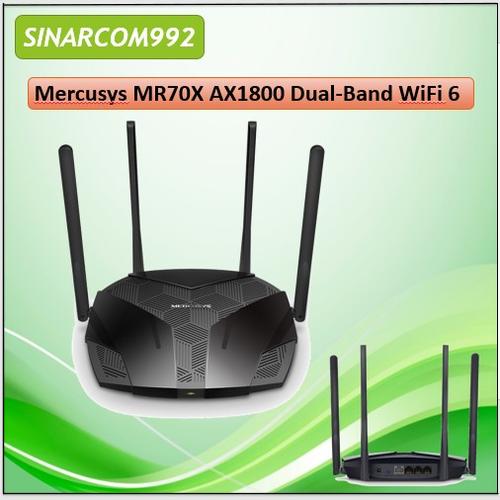 Jual Mercusys MR70X AX1800 Dual-Band WiFi 6 Router - BARANG - Jakarta ...