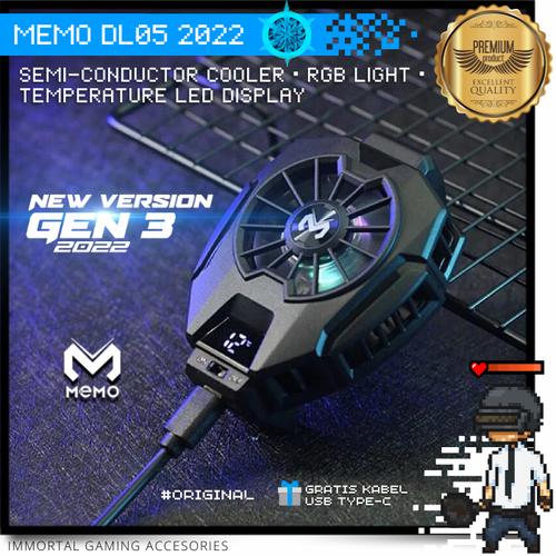 Jual [IM] MEMO DL-05 Fan Cooler RGB USB Kipas Pendingin HP DL05 Original - DL05 GEN 3 - Kota ...