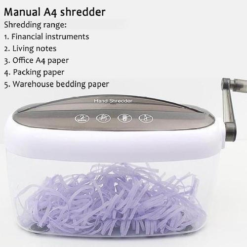 Jual Paper Shredder Penghancur Kertas A4 Kapasitas 1 Lembar Volume 4 ...
