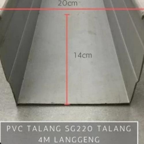 Jual Talang Air Per Batang 4m PVC Kotak SG 220 8" 8 Inch - Jakarta ...