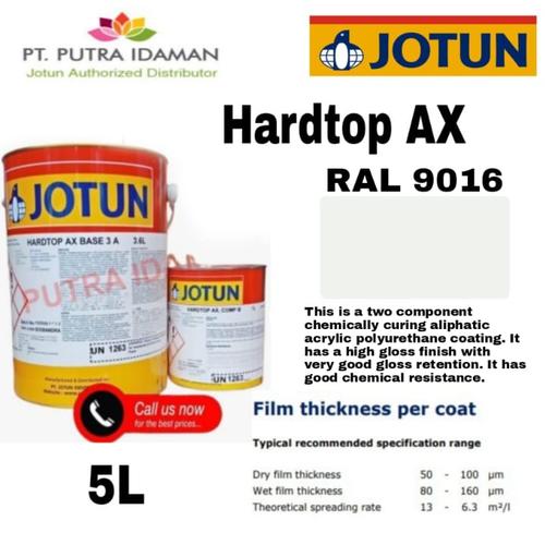 Jual JOTUN CAT KAPAL / HARDTOP AX 5 LITER / RAL 9016 / CAT JOTUN MARINE - Jakarta Utara - PUTRA ...