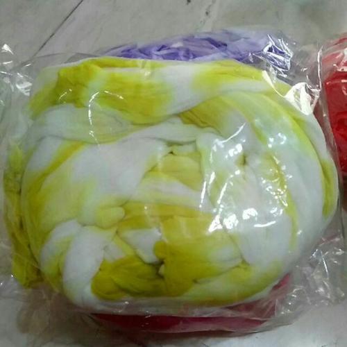 Jual Kain stoking gradasi Kuning Putih kain stoking warna Ukuran 50 cm ...