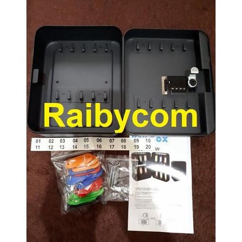 Jual Kotak Kunci Key Box Lemari Kunci Besi Krisbow Isi 20 dilengkapi ...