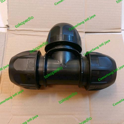 Jual Equal Tee Hdpe 110mm / Fitting Tee Pipa Hdpe 4" inchi - Jakarta ...