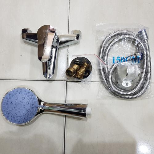 Jual Kran Kamar Mandi Set Panas Dingin / Bathtub Set Mixer merk Howell ...