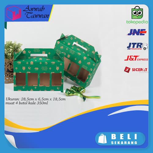 Jual Gable Box Packaging Minuman Botol Kale 350ml isi 4 Dus Hampers ...