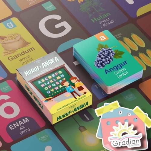 Jual FLASH CARD KARTU EDUKASI ANAK // HURUF ALFABET ANGKA HURUF ...