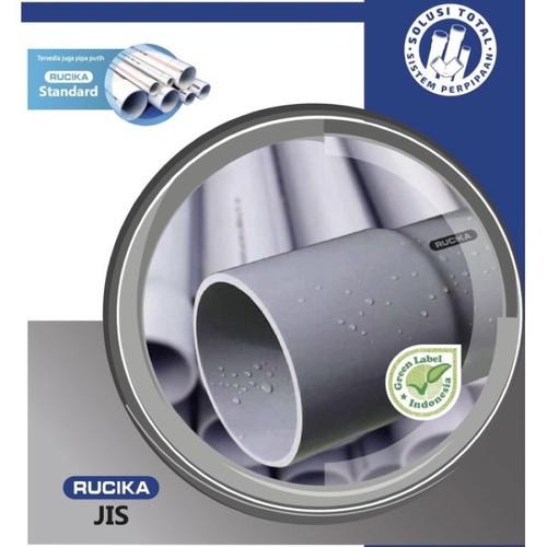 Jual PIPA RUCIKA JIS ABU-ABU 1/2, 3/4 , 1 INCH / PIPA PVC TEBAL METERAN ...