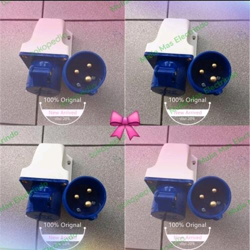 Jual Industrial Plug & Surface Socket 3P 16A & 3P 32A CEE IP44 - 123 ...