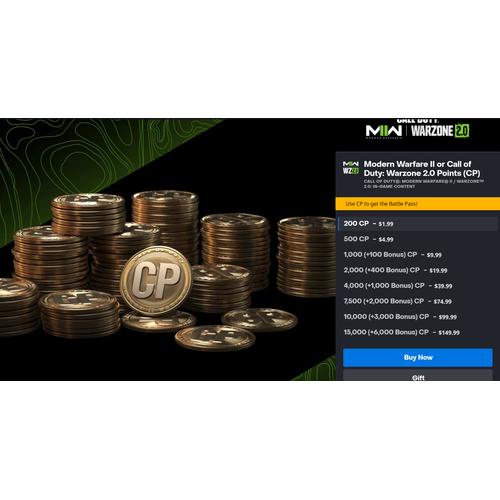 Jual Call of Duty: Modern Warfare 2 and Warzone Coin - 500 - Kota ...