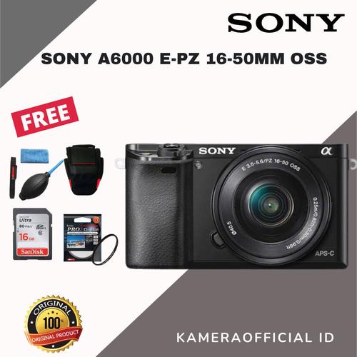 Jual Sony A6000 Kit 16-50mm Mirrorless kamera a6000 - Resmi, Standar ...