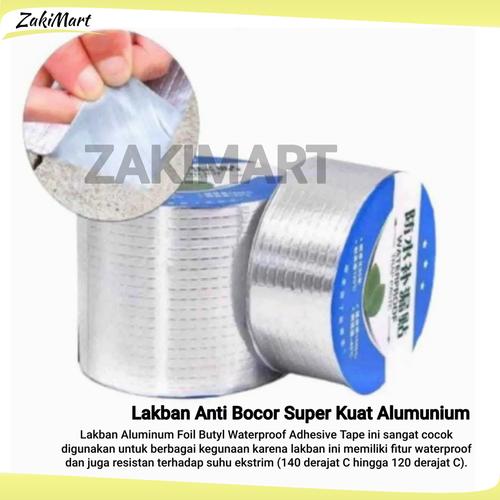 Jual Lakban Anti Bocor Super Kuat Alumunium Foil Lem Talang Alumunium - 5cm x 5M - Kota Surabaya ...