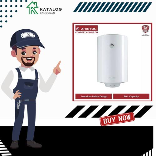 Jual ARISTON PRO R 80 V 1.2 ID [80 L] 1200W Electric Water Heater ...