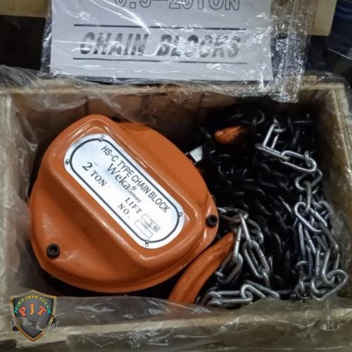 Jual Chain Block Weka 2 Ton x 20 Meter / Takel Manual 2 Ton x 20 Meter ...