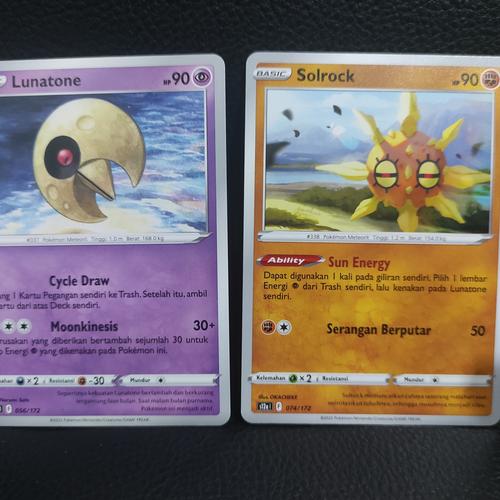 Jual pokemon tcg indonesia lunatone solrock combo s12a1 - Kab. Sidoarjo ...