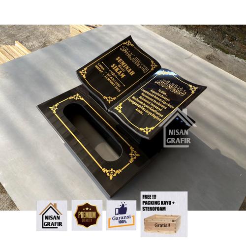 Jual BATU NISAN MODEL BUKU / KITAB MOTIF - Kab. Ponorogo - nisan_grafir ...
