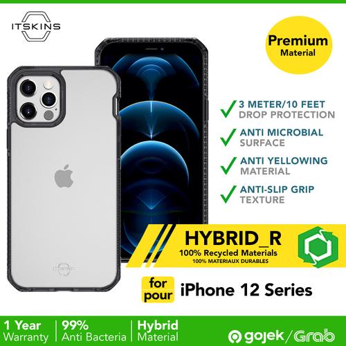 Promo Case iPhone 12 Pro Max Mini - ITSKINS Hybrid Clear Casing Promax ...