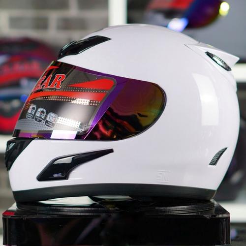 Promo Helm JPN Full Face SNI Racing MotoGP Model Tanduk - putih glossy ...