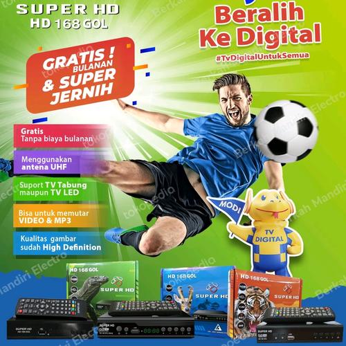 Jual Set Top Box Tv DigitaL Super HD Komodo GARANSI 1 TH CASING PLAT ...