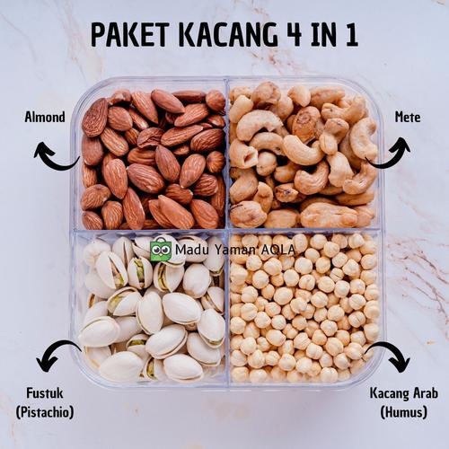 Jual PAKET KACANG 4 IN 1 MAKANAN RINGAN CEMILAN SEHAT CAMILAN SEHAT ...