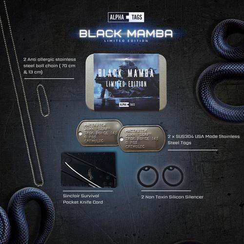 Promo kalung dog tag militer identitas tentara US Made Custom Double ...