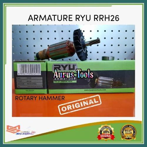 Jual Armature dan Stator rumah angker Rotary Hammer Ryu RRH26 new ...