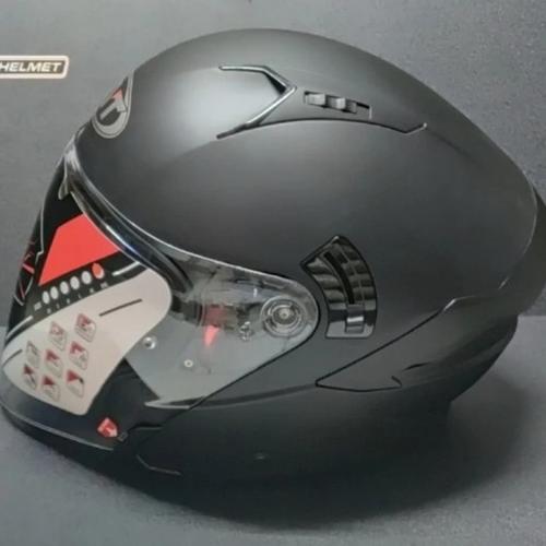 Jual Helm KYT NFJ Black Doff Matt Solid NFJ FG Jet Not hjc - Kota ...