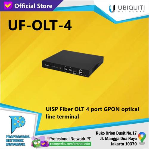 Promo UBIQUITI UF-OLT-4 Four-port GPON optical line terminal Cicil 0% ...
