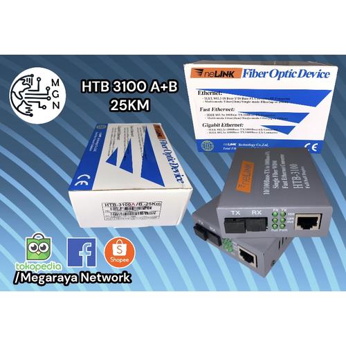 Jual htb 3100 A+B Fiber Optic Optical Media Converter HTB-3100 - Kota ...