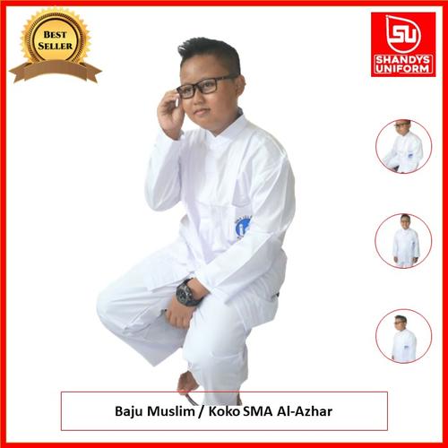 Jual Baju Seragam Sekolah SMA Al-azhar Model Baju Muslim Putra ...