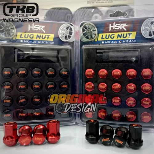Jual Baut Roda Racing HSR TYPE 02 Drat Mur 1,50 Hitam dan Merah - Merah ...