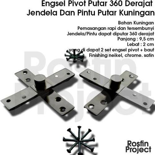 Jual Engsel Pivot Putar 360 Derajat Jendela Dan Pintu Putar Kuningan SJ ...