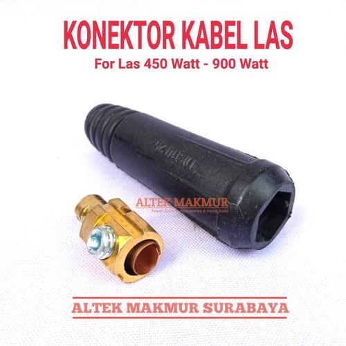 Jual Kabel Konektor Male Connector Las 10 - 25 mm Conektor Mesin Las ...