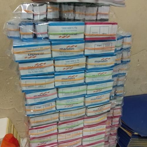 Jual Cetak Ban Uang Sabuk Uang Bank BRI, bank Mandiri , Bank BNI , CIMB ...