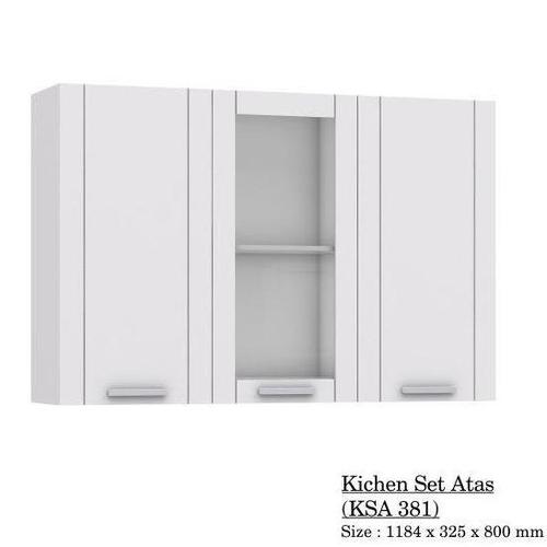 Jual Kitchen set lemari dapur atas 3 pintu putih minimalis BANDUNG ...