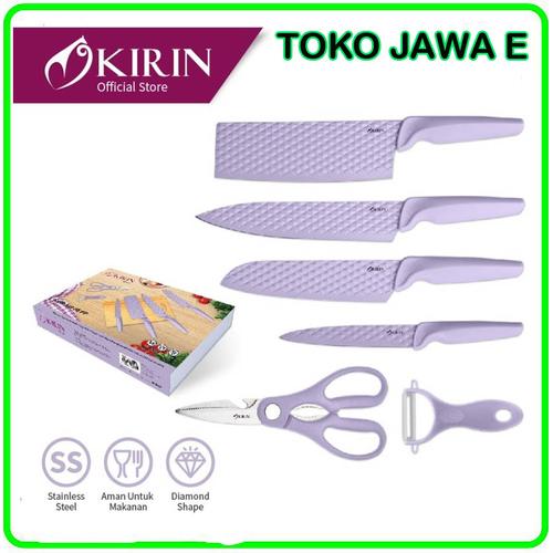 Promo PISAU SET KIRIN/KNIFE SET KIRIN Stenlies Steel Knife 6 Pcs ...