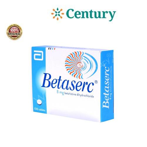 Jual Betaserc 8 Mg 1 Strip Isi 25 Tablet / Betahistine/Sakit Kepala ...