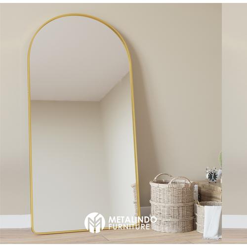 Jual kaca cermin wall mirror minimalis modern, frame mirror stainless ...