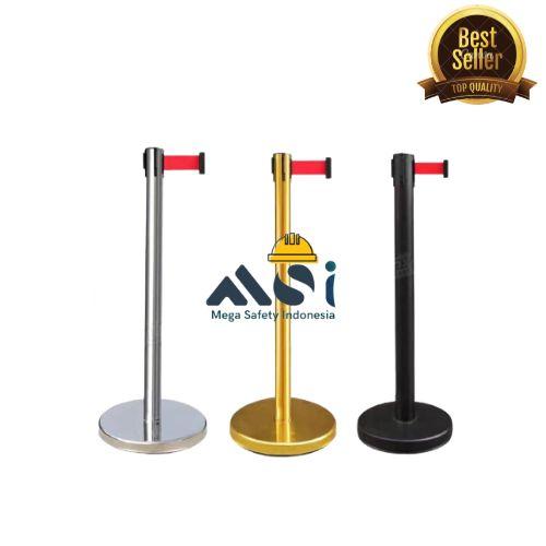 Jual Tiang Antrian Stainless Queue Line Standing Barrier - Hijau ...