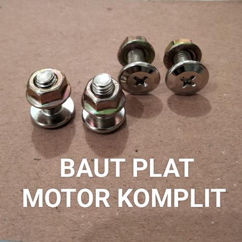 Jual BAUT plat nomor kendaraan bermotor komplit depan dan belakang ...
