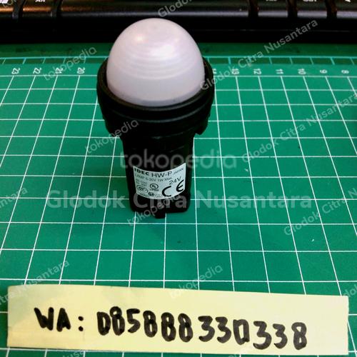 Jual Idec Pilot Lamp HW1P-2Q4W White Putih Led 24V Diameter 22mm ...