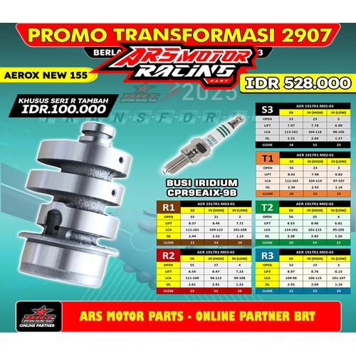 Jual NOKEN AS BRT ALL NEW AEROX 155 PIN 1 TYPE S3 T1 T2 R1 R2 R3 - T2 ...