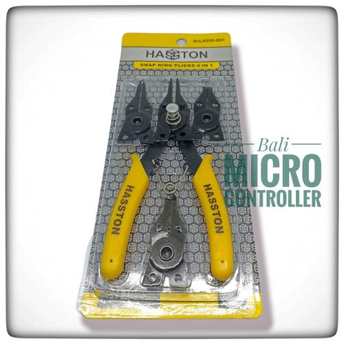 Jual HASSTON 4350-001 Tang Snap Ring Set 4 in 1 Spi Sepi Pasang Ring ...