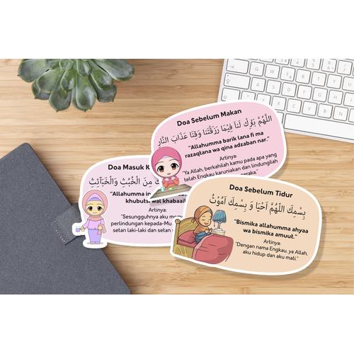 Jual Stiker Do'a Sehari-hari Anak Muslim Muslimah Islami - Sebelum ...