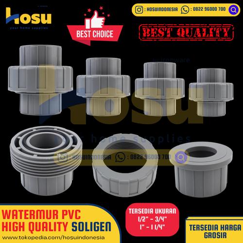 Promo Watermur PVC High Quality Water Mur Pompa Union Fitting Soligen ...