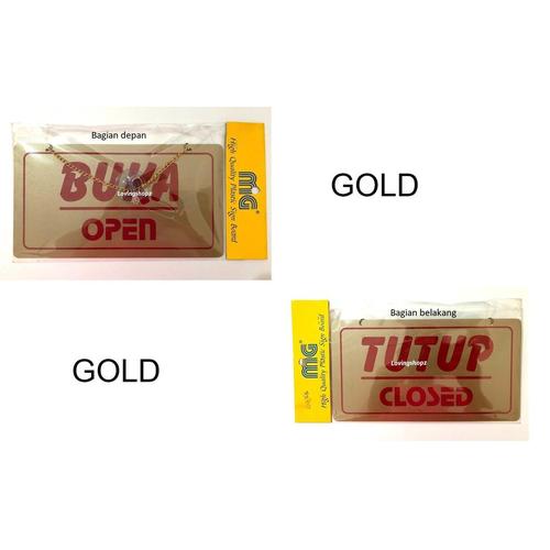 Jual Sticker Pintu Buka Tutup, Sticker Pintu Open Close, Sign Board ...