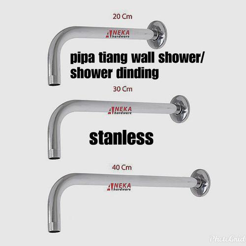 Jual Pipa Wall Shower Dinding Tiang Mandi - 30/40/50 CM - 40 CM - Kab ...
