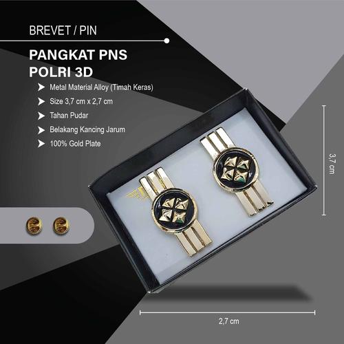 Jual PIN PNS POLRI 3D BRIVET BREVET PREMIUM EXCLUSIVE - Kota Cimahi ...