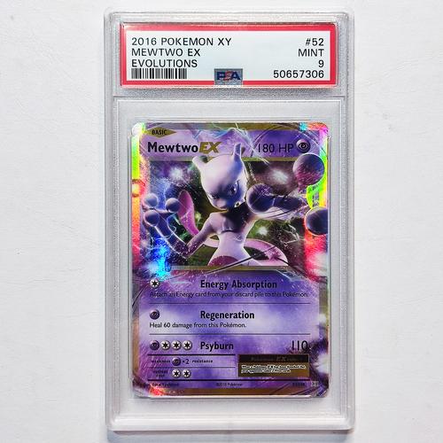 Promo Mewtwo EX 52/108 XY: Evolutions PSA 9 - Graded Pokemon Card ...